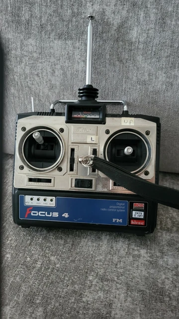 VINTAGE HITEC FOCUS 4 35mhz 4 channel radio system £26.24 - PicClick UK