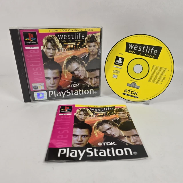 WESTLIFE FAN O Mania PS1 Playstation 1 Game PAL UK Complete $34.42 ...