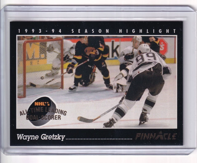 1993-94 PINNACLE HOCKEY Wayne Gretzky #512 All-Time Leading Goal Scorer ... 1993-94 PINNACLE HOCKEY Wayne Gretzky #512 All-Time Leading Goal Scorer ...