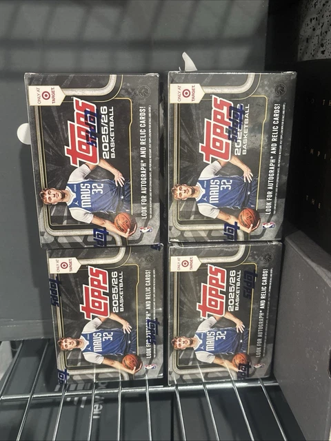 TOPPS FLAGSHIP 2025/26 NBA Basketball Target Black Friday Blasters - 4 ...