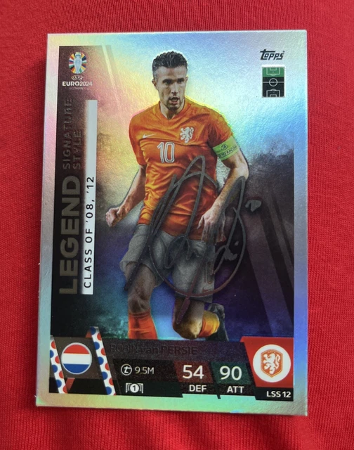 TOPPS EURO 2024 Match Attax - Legend Signature Style Robin Van Persie £ ...