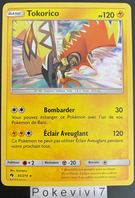 Carte Pokemon Tokorico 85214 Holo Soleil Et Lune 8 Sl8 Fr Neuf Eur 4 4059