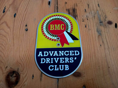 CLASSIC MINI COOPER S Mk1 BMC Advanced Drivers Club Grille Badge Works ...