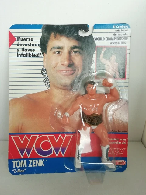 TOM ZENK Z-MAN WCW WWE WWF 1990 Figurine de Lutte Galoob EUR 79,98 ...