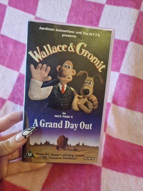 WALLACE & GROMIT - A Grand Day Out VHS (1993) 🌕🚀 VINTAGE Children's ...
