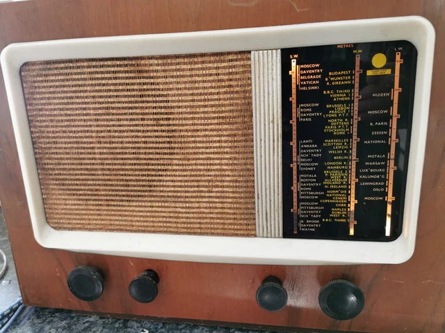 PYE TABLE MODEL vintage valve radio £15.00 - PicClick UK