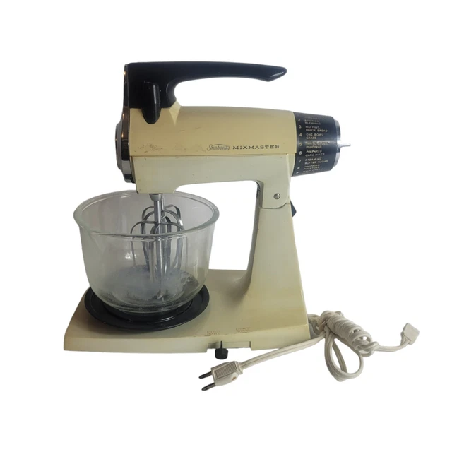 VINTAGE SUNBEAM MMA Mixmaster Mixer Yellow Stand Mixer 100-86601 $49.95 ...