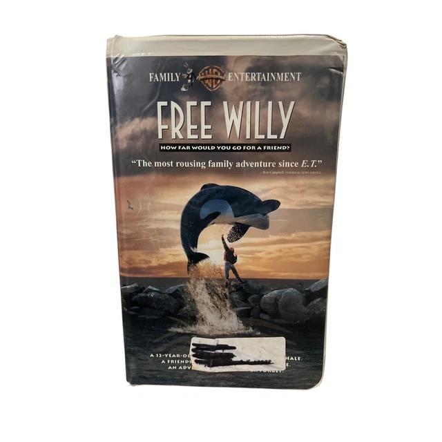 WARNER BROTHERS FREE Willy VHS Clamshell Movie £7.35 - PicClick UK