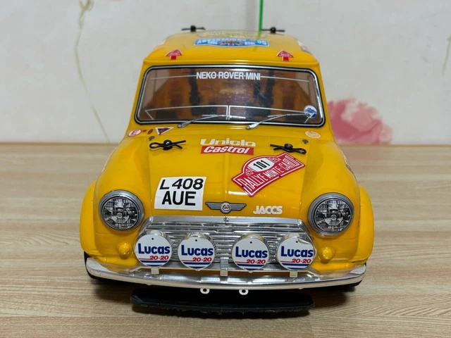 TAMIYA MINI COOPER Rally Car Yellow M Chassis Radio-Controlled Body ...