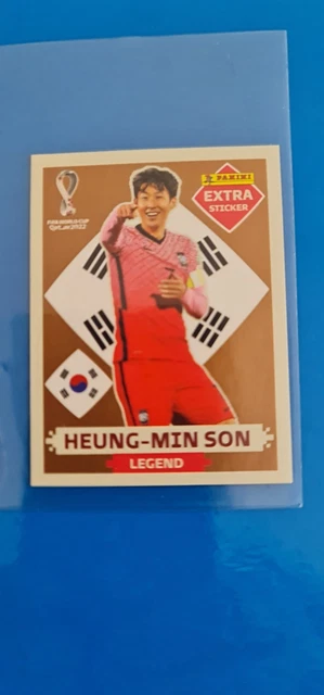 WORLD CUP QATAR 2022 Panini Heung-Min Son Extra Sticker Bronzo Nuova ...