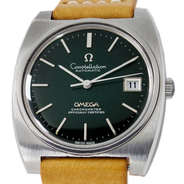 OMEGA CONSTELLATION AUTOMATIC Original Crack Dial Mens Steel Vintage ...