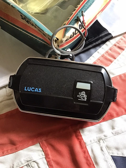 VINTAGE LUCAS SPOT Lamp - LUCAS LR8 Square 8 Spot Light - TESTED ...