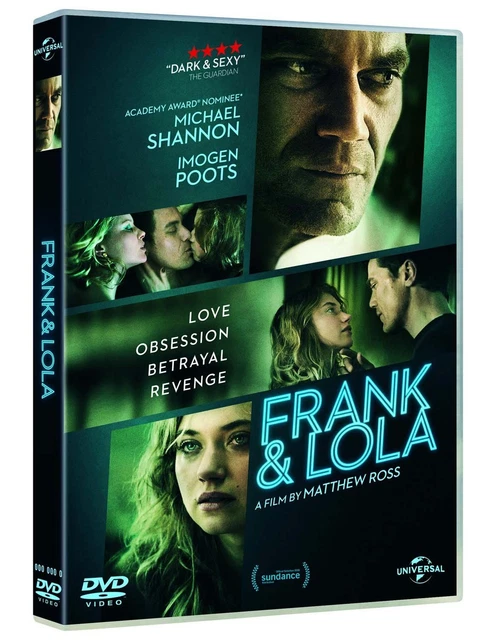 FRANK & LOLA (DVD) Michael Shannon Imogen Poots Michael Nyqvist Justin ...