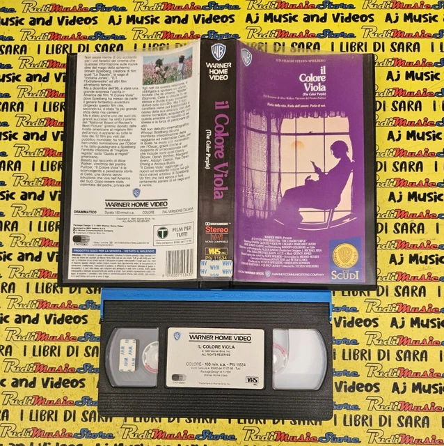VHS FILM IL COLORE VIOLA Steven Spielberg danny glover 1991 WARNER ...