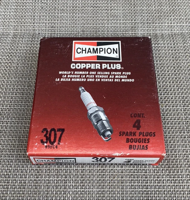 NOS CHAMPION VINTAGE Copper Plus Box Of 6 Spark Plugs! Fits Holden Lc ...