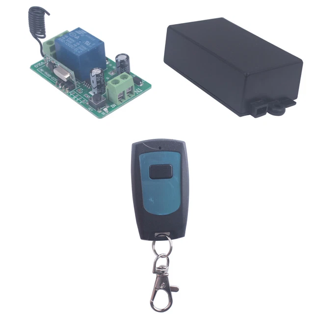 DC 12V 1CH Channel Wireless RF Remote Control Relay Switch Transceiver ...