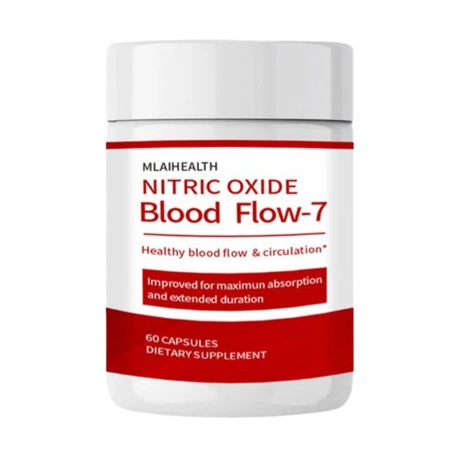 MLAIHEALTH BLOODFLOW-7 NITRIC Oxide Blood Circulation Supplement | 60 ...