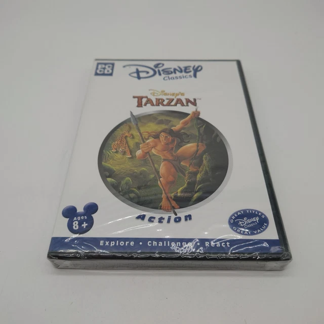 DISNEY CLASSICS TARZAN Action Game PC CD ROM Brand New Sealed Rare 1999 ...