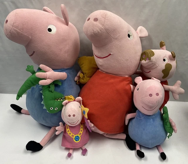 PEPPA PIG PLUSH Toy Bundle Mummy Daddy George Puddles B159 C57 £5.95 ...