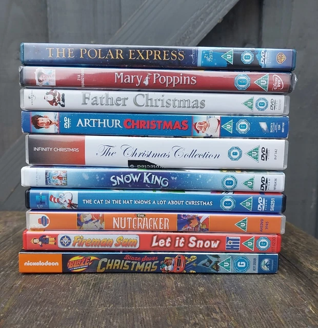 CHRISTMAS MOVIE DVD Bundle Movies Mary Poppins Nutcracker Arthur ...