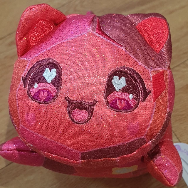 APHMAU MEEMEOWS CELESTIAL Ruby Red Cat Soft Plush Toy Litter 4 Kitty ...