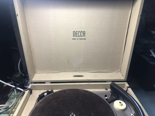 VINTAGE DECCA GARRARD Model T b Record Player Schedule No.50330 2 ...
