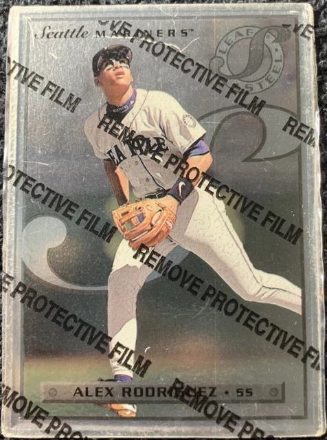 1996 LEAF STEEL Stats Alex Rodriguez revêtement intact EUR 5,52 ...