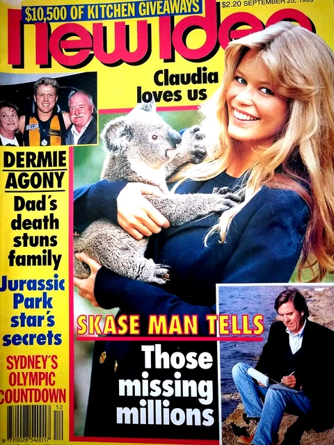 NEW IDEA MAGAZINE 1993 Claudia Schiffer~John Farnham~Dermott Brereton ...