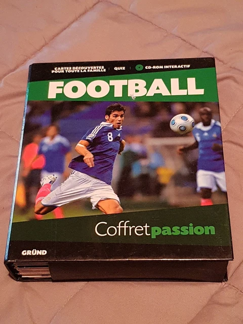 COFFRET PASSION FOOTBALL de 2010 avec QUIZ , CD ROM interactif 96 ...