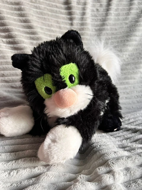 POSTMAN PAT JESS The Cat Black White Soft Plush Toy Mid Size 2004 Born ...