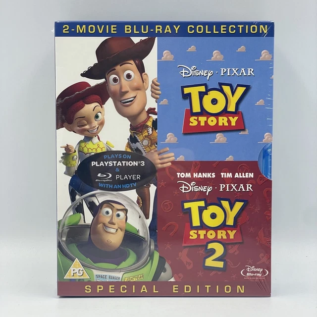 TOY STORY / Toy Story 2 [BLU-RAY] Two Film Box Set • New & Sealed • UK ...