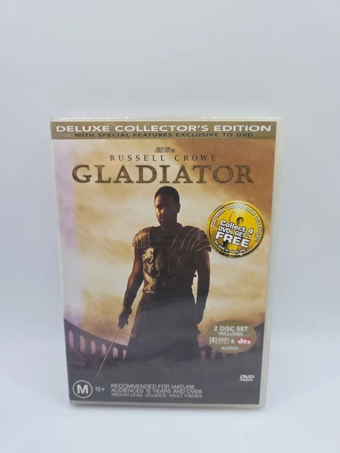 GLADIATOR 2DISC SET (DVD, 2000) Region 4 Pal Widescreen $14.00 ...
