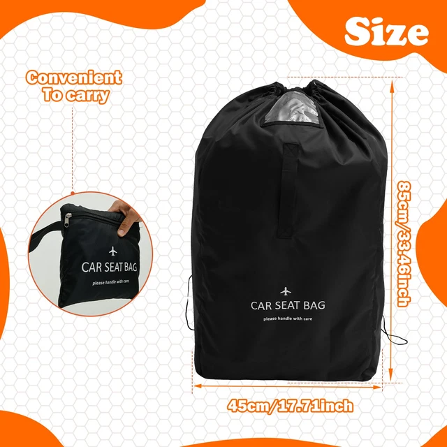 WATERPROOF CAR SEAT Travel Bag Foldable Gate Check Bag Practical ...