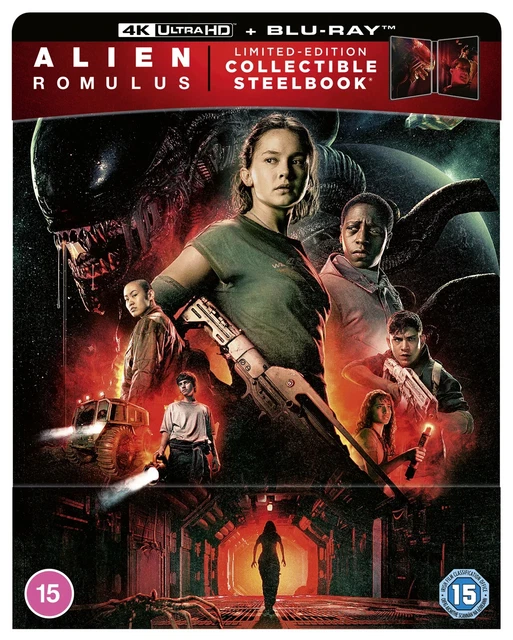 ALIEN ROMULUS 2024 Collectible Steelbook 4K Blu-Ray **LIMITED EDITION ...