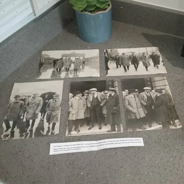 5 JACK DEMPSEY photos took in Berlin before his fight with George ...