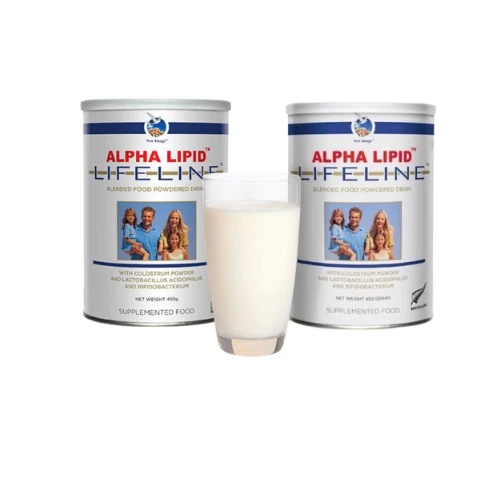 ALPHALIPID LIFELINE MILK Colostrum Powder 450g Energy Immunity Booster ...