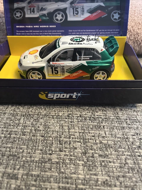 SCALEXTRIC C2486A SKODA Fabia WRC Fabia WRC Works 2003 Mint/Unrun L@@K ...