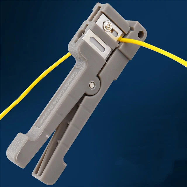 FIBER OPTIC STRIPPER Fiber Optic Jacket Stripper Coaxial Cable ...