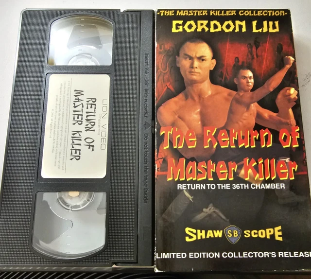 VHS TAPE: RETURN of Master Killer: Return to the 36th Chamber: Martial ...