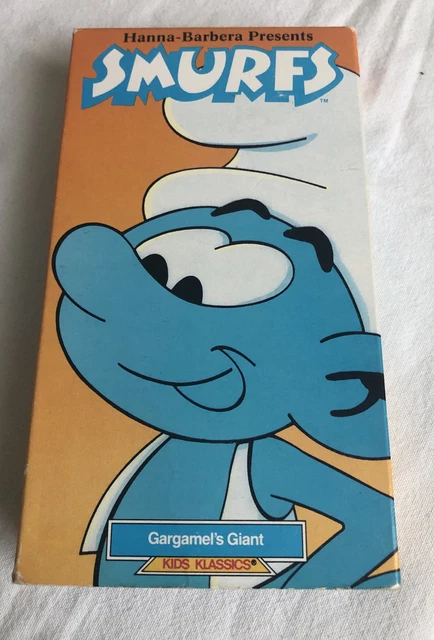 SMURFS HANNA-BARBERA VHS Gargamel's Giant and Smurfiplication 1987 Kids ...