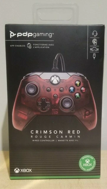 PDP GAMING CRISMON RED WIRED CONTROLLER Xbox Series X/S, Xbox One and ...
