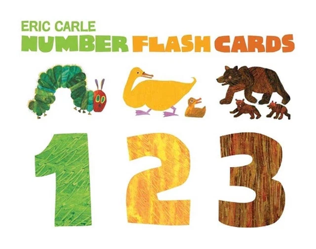 ERIC CARLE NUMBERS Flashcards 123 by Eric Carle (English) Cards Book ...