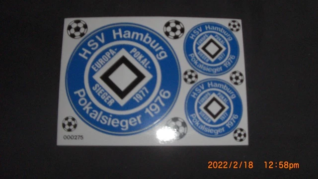 HSV HAMBURGER SV Aufkleber Sticker Set - 3 Logos Bundesliga Fussball ...