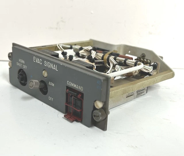 AIRBUS AIRCRAFT 45VU Evacuation Signal Control Panel A9252741900060Z £ ...