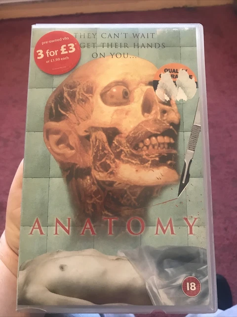 VHS VIDEO ANATOMY big box blockbuster rare!!! £14.00 - PicClick UK