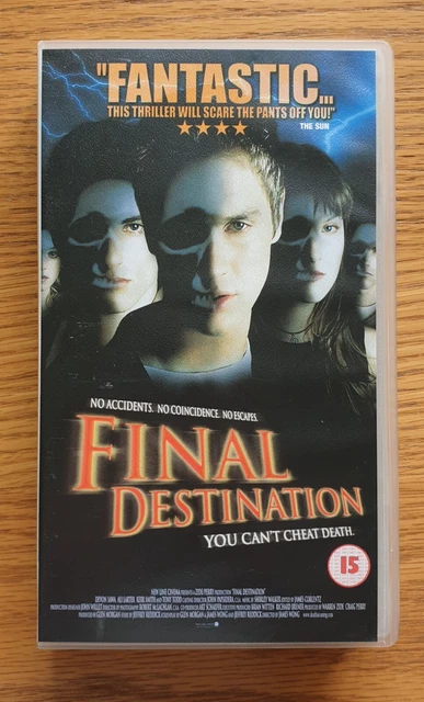 FINAL DESTINATION VHS/PAL Devon Sawa Ali Larter Kerr Smith Tony Todd ...