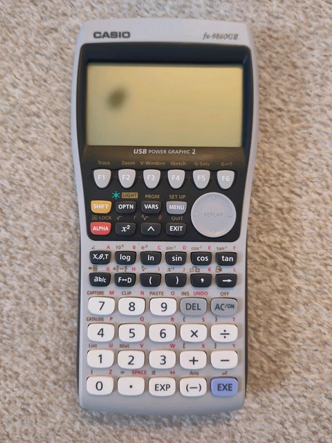 CASIO FX-9860GII GRAPHICAL Calculator for A-Level Maths, Further Maths ...