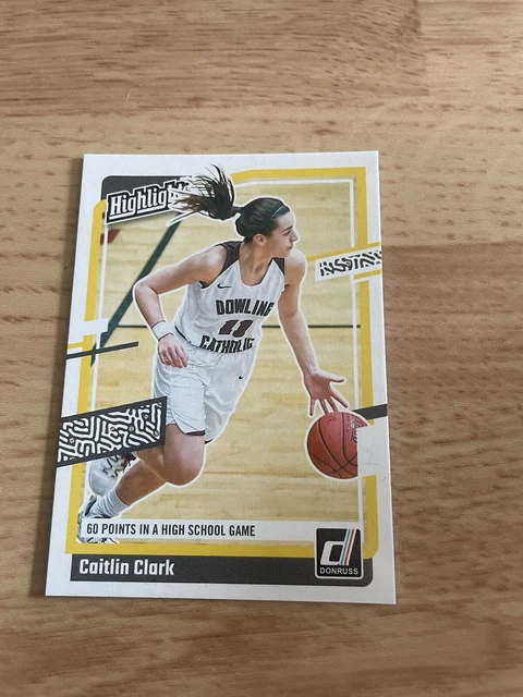 2024 PANINI CAITLIN Clark Collection - Highlights #H3 Caitlin Clark (RC ...