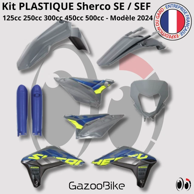 KIT PLASTIQUES SHERCO Enduro SE SEF Modèle 2024 125 250 300 450 500 ...
