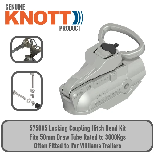 GENUINE KNOTT AVONRIDE 575005 Coupling Trailer Hitch Head 3000kg KFG30 ...